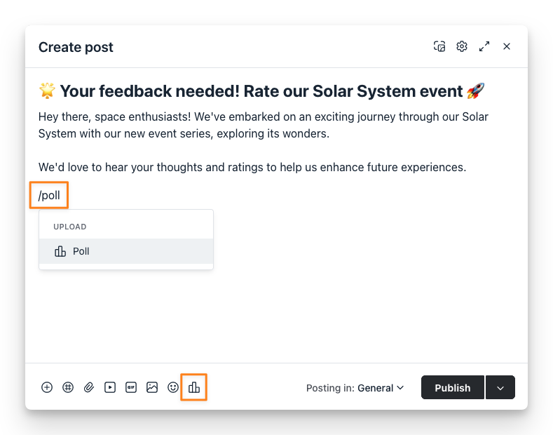 Create polls | Circle Knowledge Base