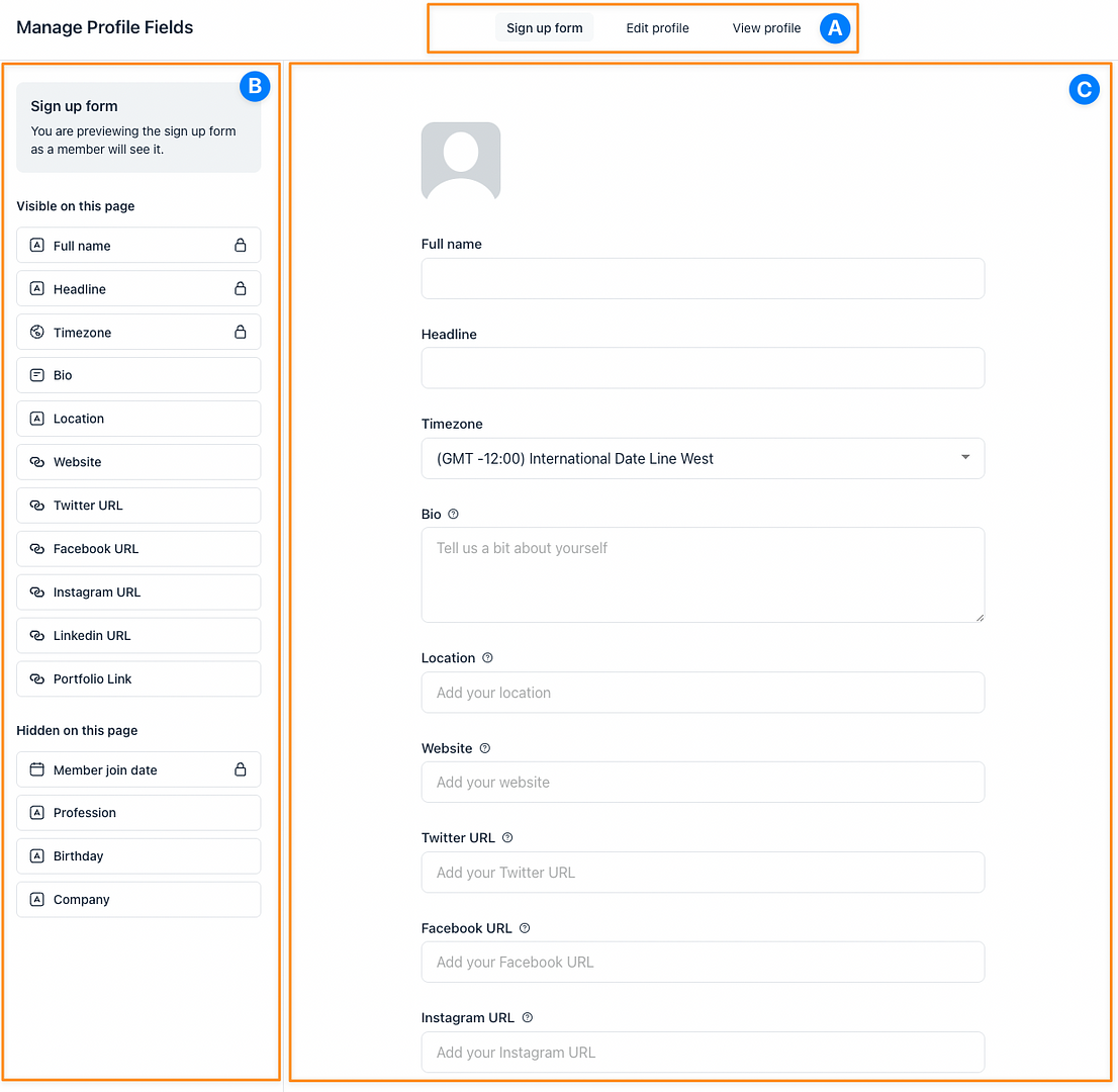 Manage custom profile fields | Circle Knowledge Base Manage custom profile fields | Circle Knowledge Base