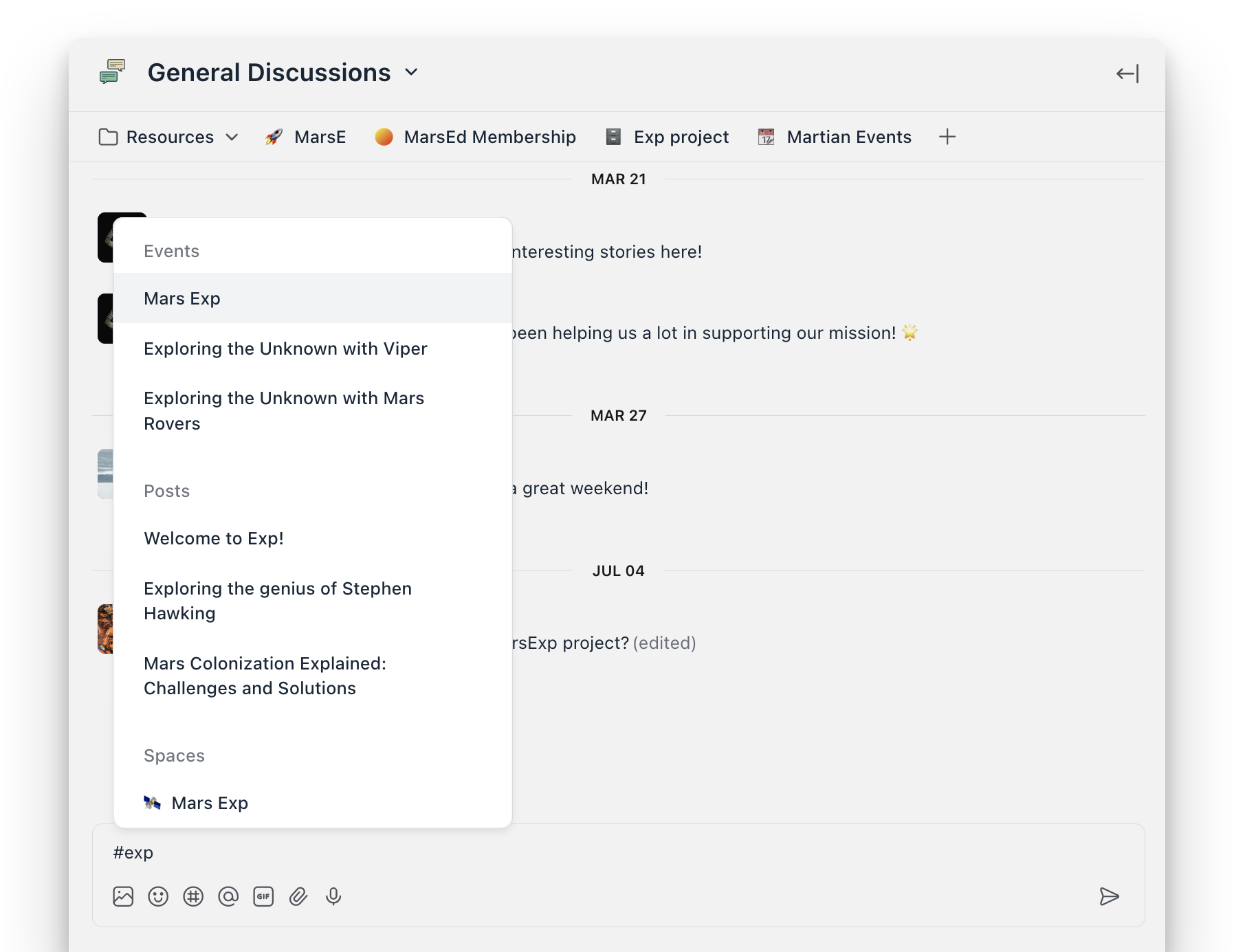 Link community content across different areas of your community ...