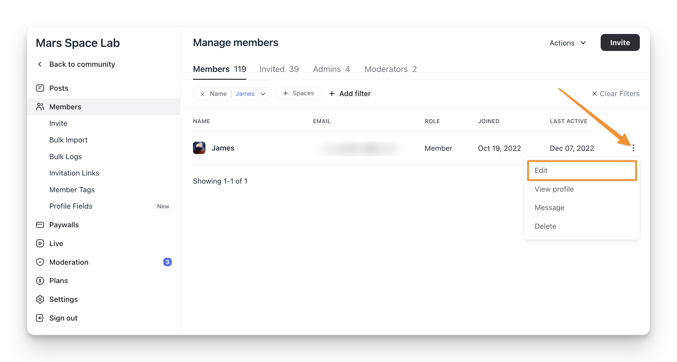 Create and manage paywall subscriptions from member profiles | Circle Knowledge Base