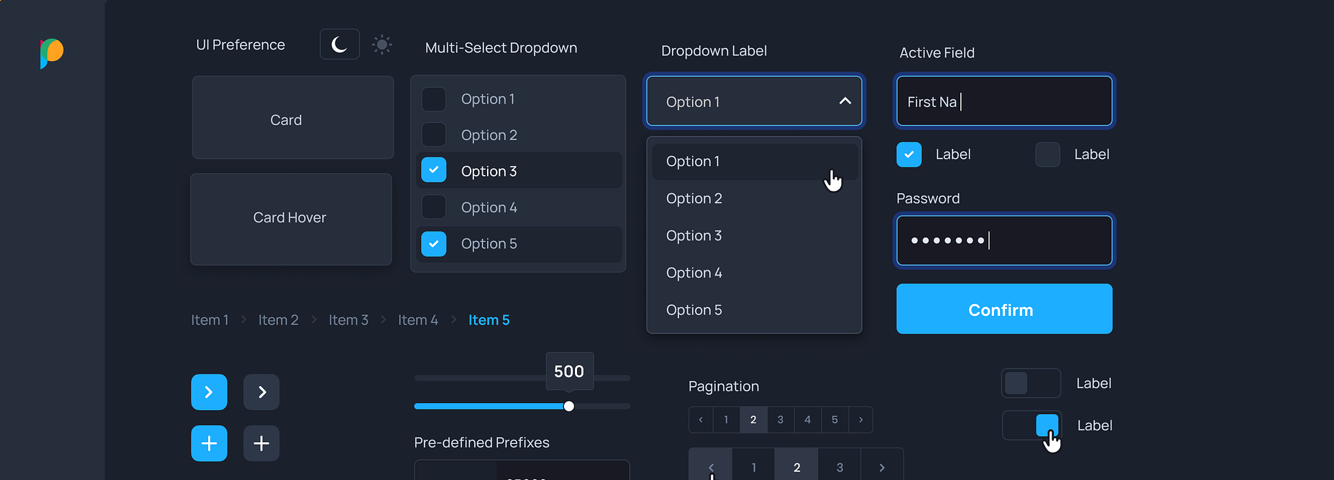 Challenge 06 Dark Theme Ui Kit Briefbox