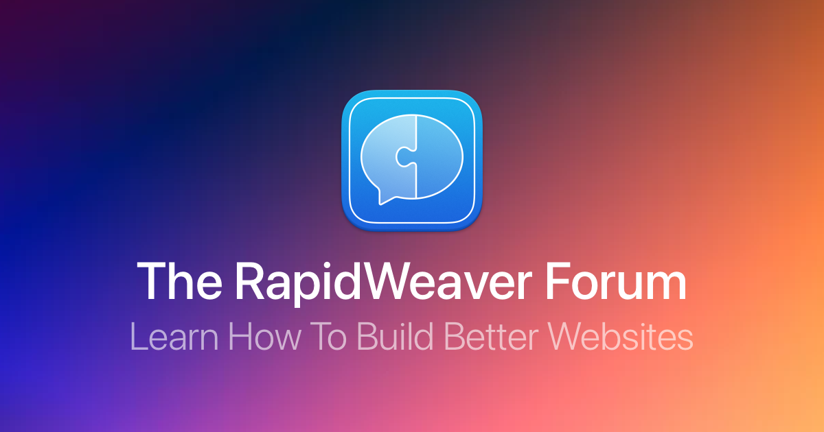 RapidWeaver Community