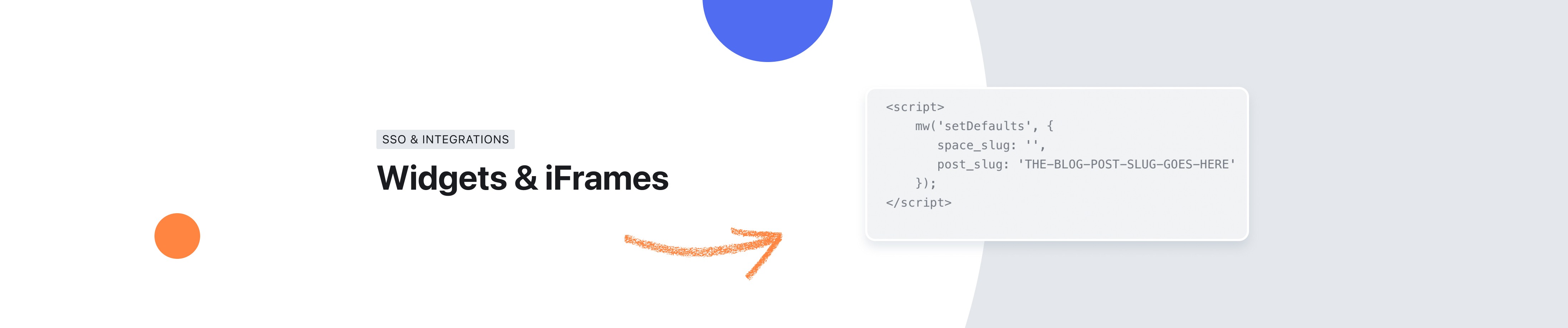 Widgets and iFrames | Circle Help