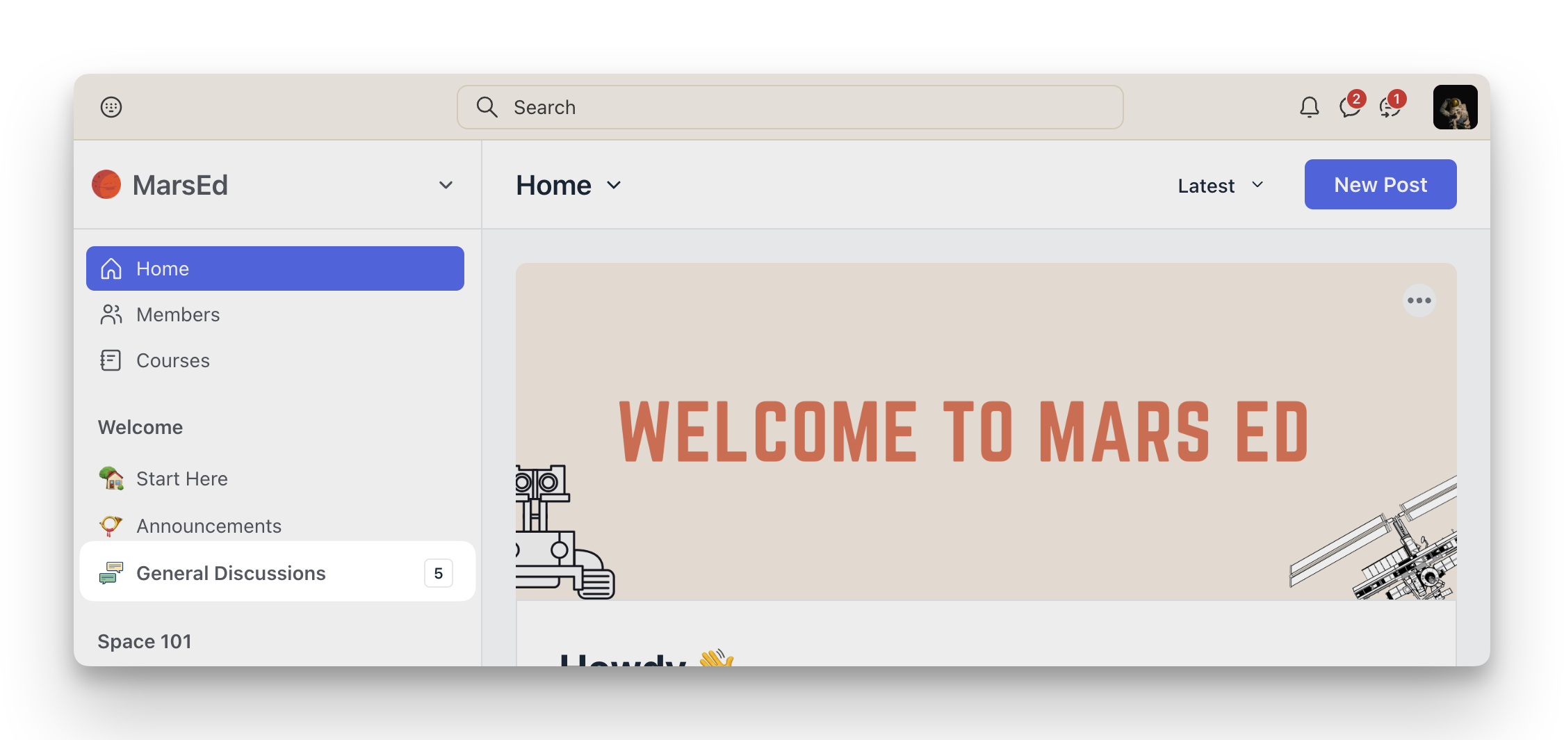 Receiving chat space notifications | Circle Knowledge Base
